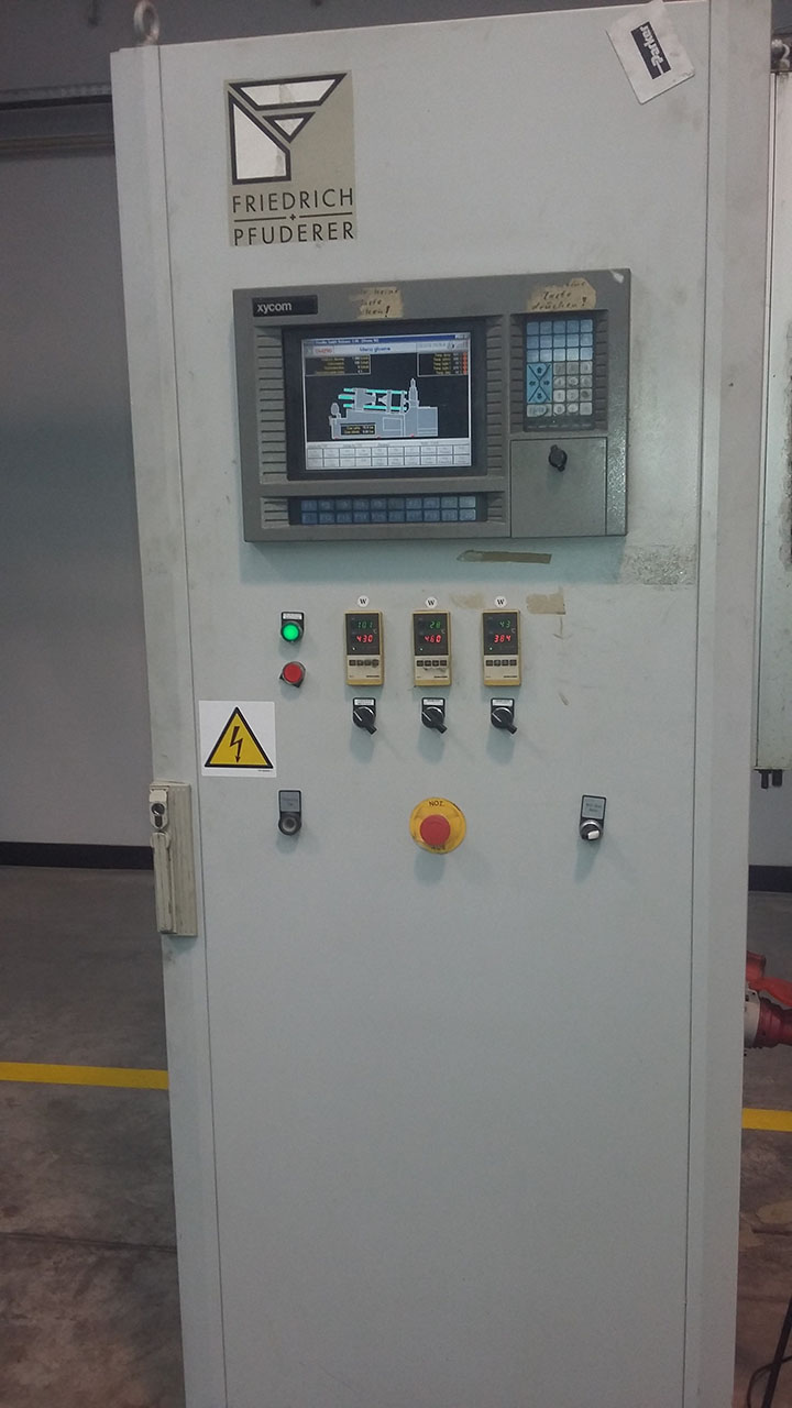 Friedrich + Pfuderer DMZ 80 hot chamber die casting machine WK1396 ...
