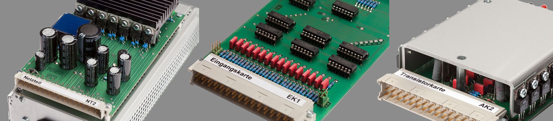 Electronic plug in boards