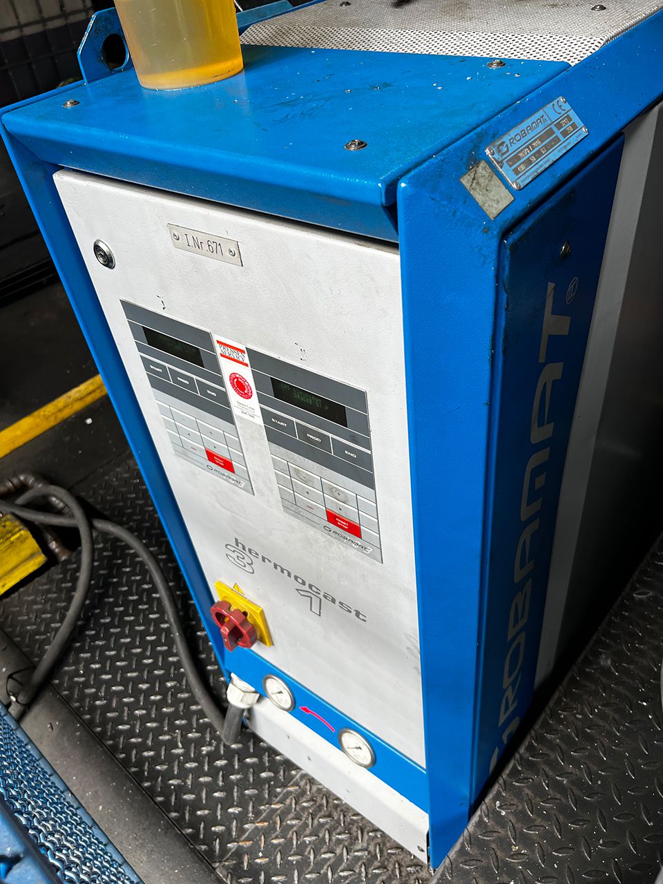 Used temperature control units for mould tempering