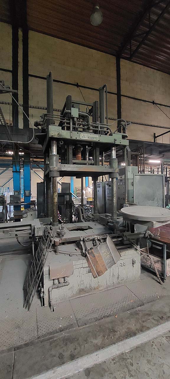 Kurtz Al 10-7 TC low pressure die casting machine ND1347, used | ND1347