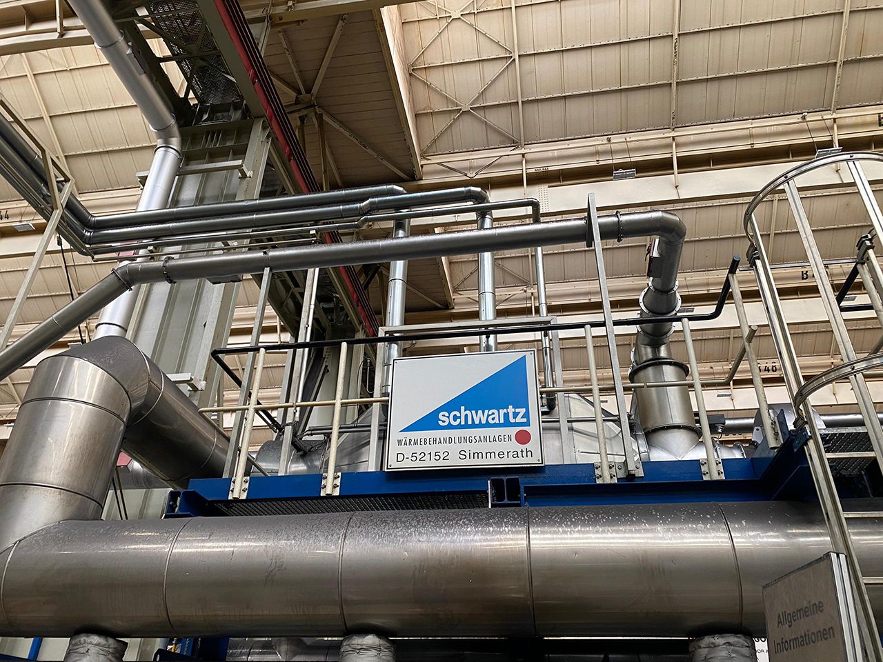 Schwartz roller hearth plate furnace PR2496, used | PR2496