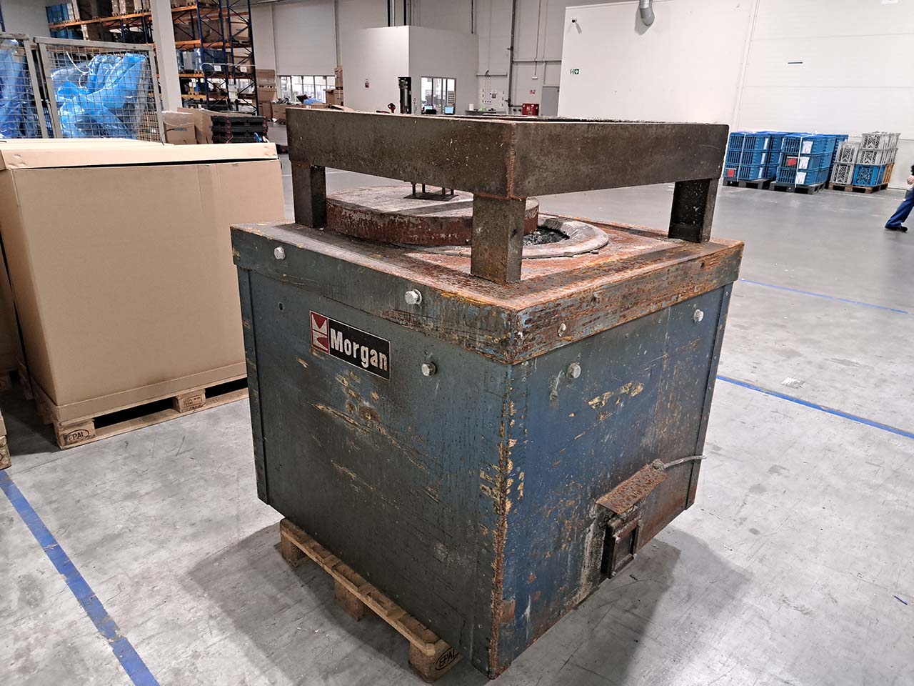 MORGAN MKV E ERBO 350 crucible furnace O1803, used | O1803