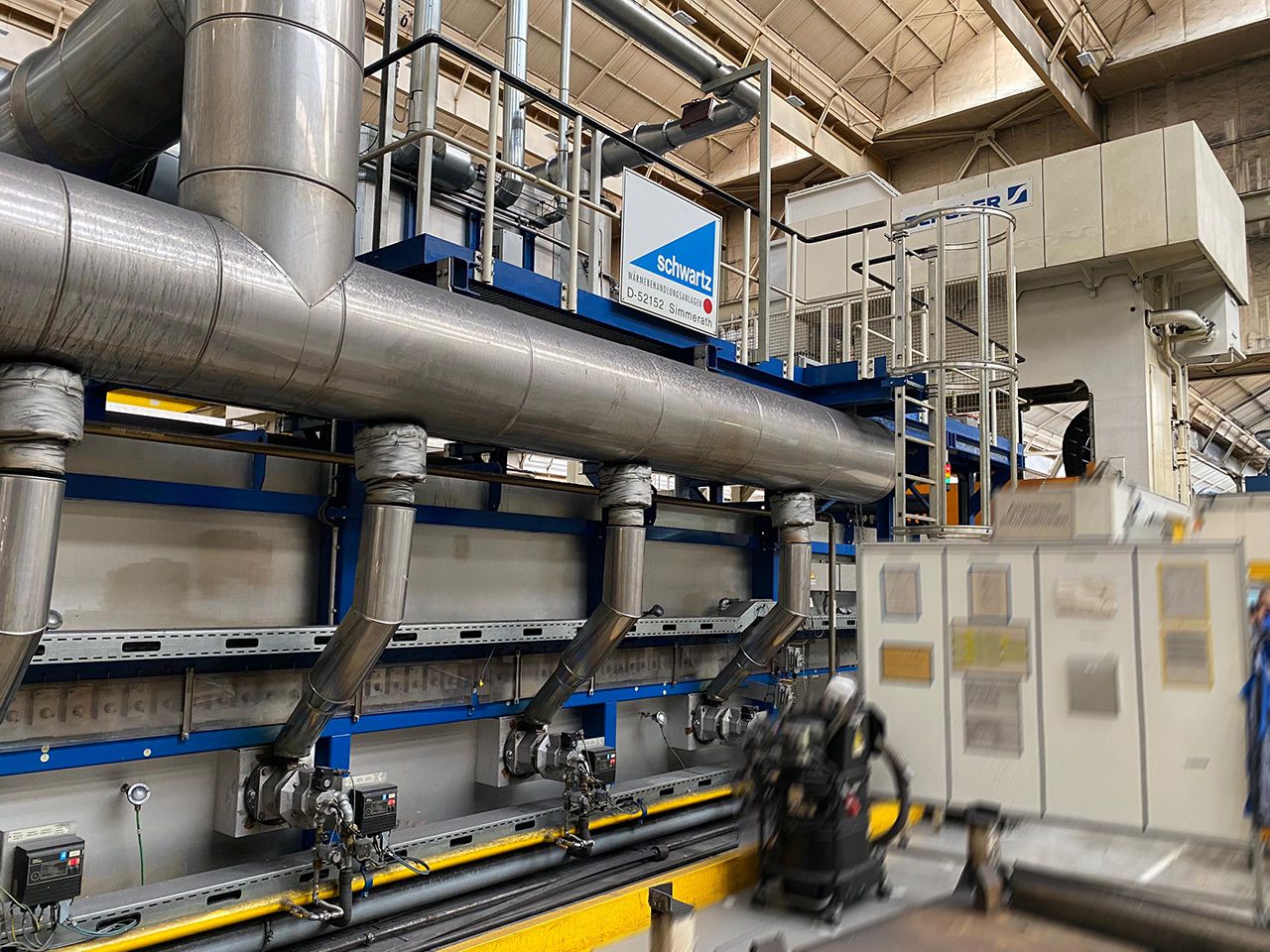 Schwartz roller hearth plate furnace PR2496, used | PR2496