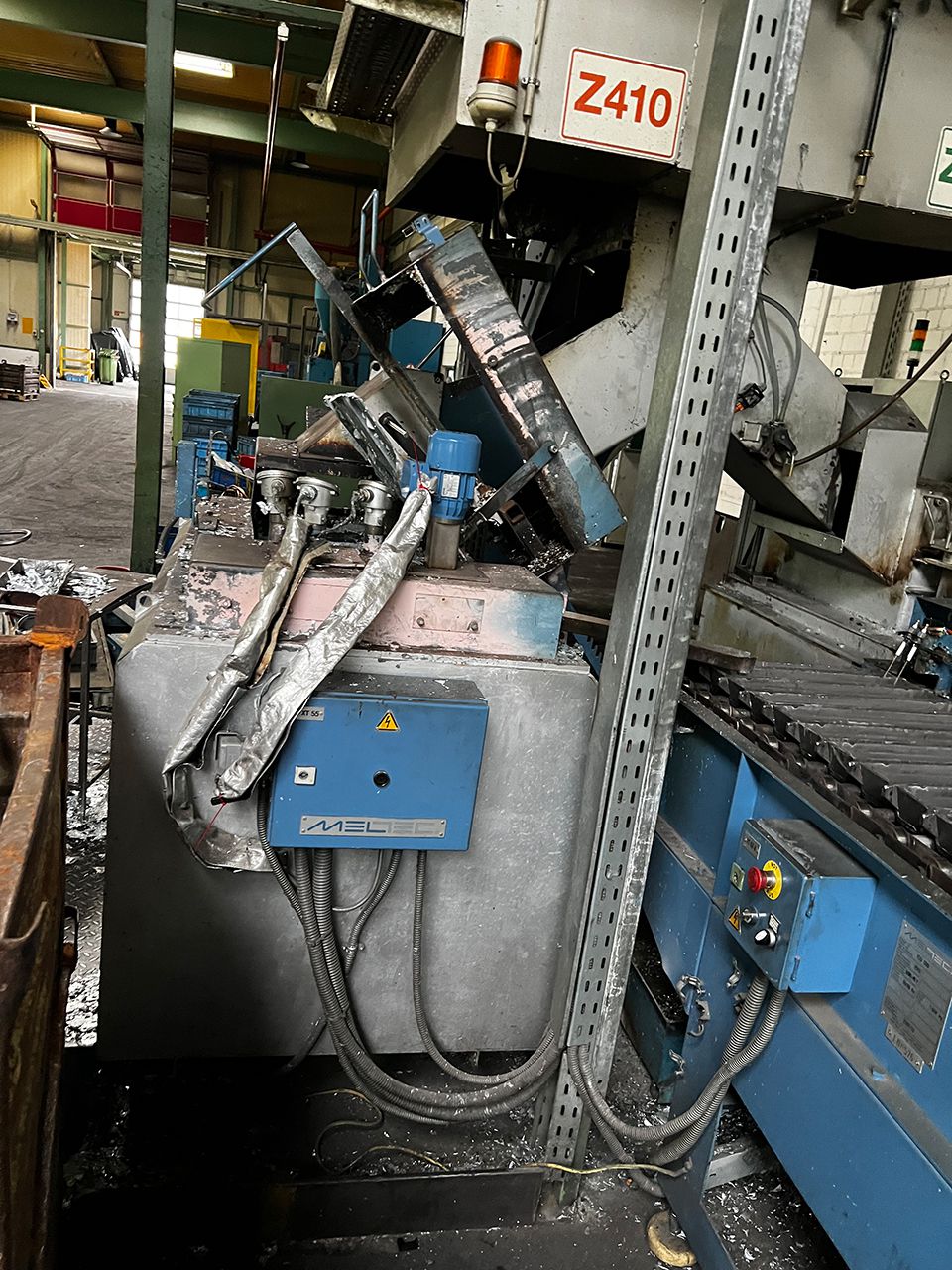 Meltec ZRF 700 E zinc remelting furnace O1830, used | O1830